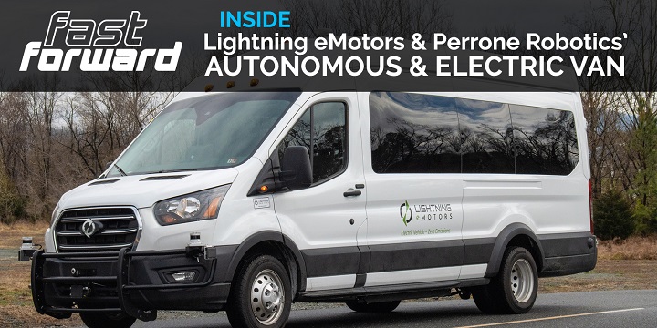 Inside an Autonomous & Electric Van Video – Amanda Huggett